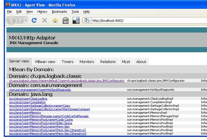 Logback 1.3.0-alpha4 Manual - Chapter 10: JMX Configurator | Docs4dev
